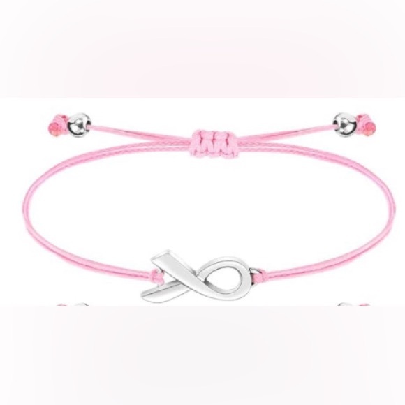 Jewelry | Set Of 2 Breast Cancer Awareness Cord Bracelets | Poshmark